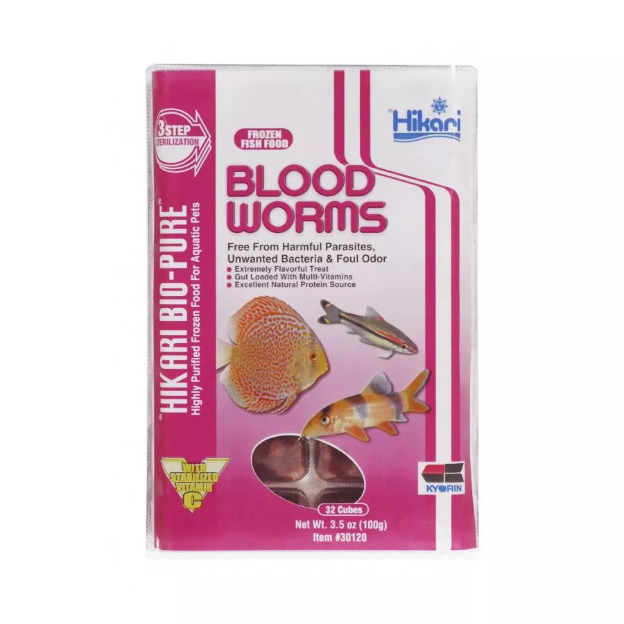 Hikari Frozen Bloodworm Cube 3.5oz – Richmond Aquarium